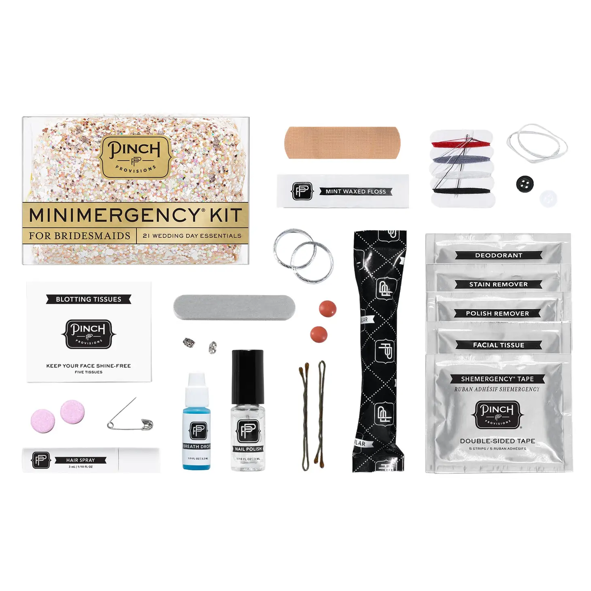 PINCH Minimergency Kit for BRIDESMAIDS - Pink Diamond – THREAD
